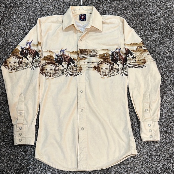 Panhandle Slim | Shirts | Vintage Panhandle Slim Pearl Snap Button Down ...